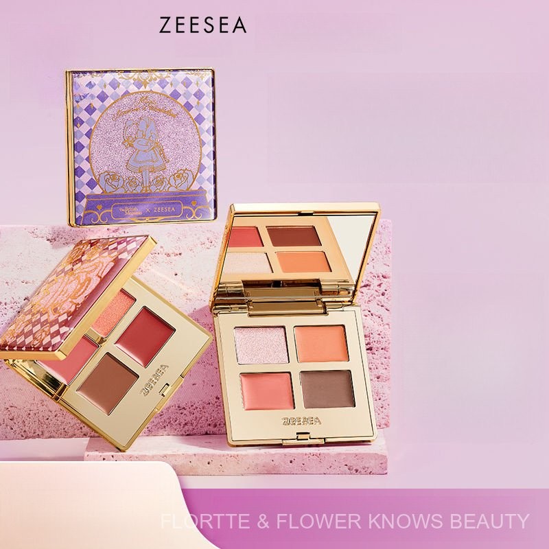 ZEESEA Four-Color Multi-Purpose Cream Makeup Palette Blush Eye Shadow ...