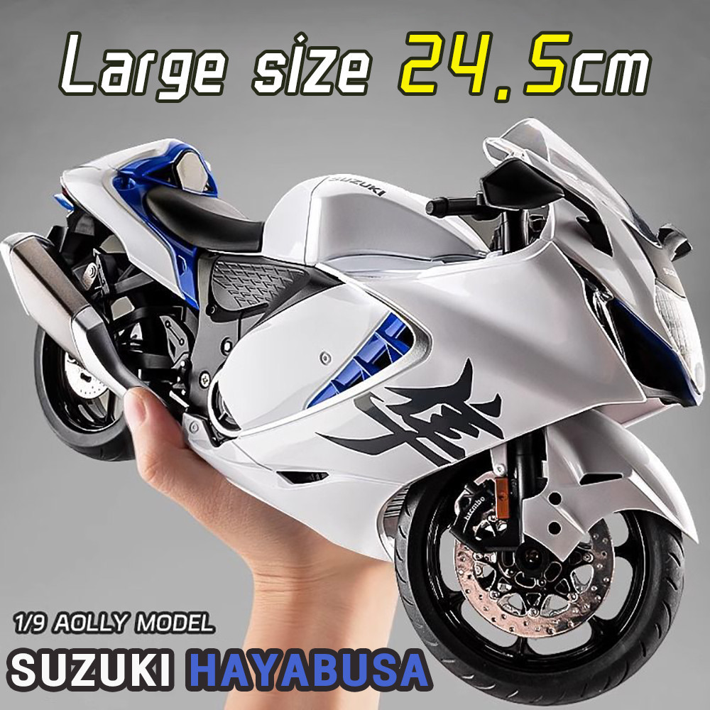 GREAT 1:9 SUZUKI HAYABUSA Motorcycle Diecast Model Car Alloy Cars Toys ...