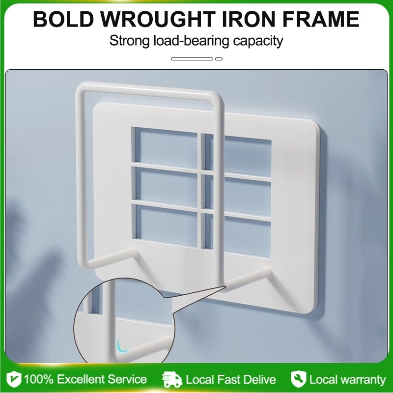 Home Router Placement Rack Wifi Rack Fixer Wall Mount Set-top Box Punch ...