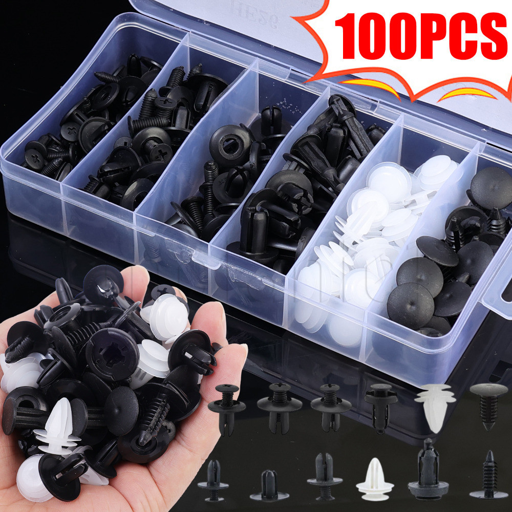 100PCS Car Plastic Buckle Sets - Universal Auto Parts - for Door Panel ...