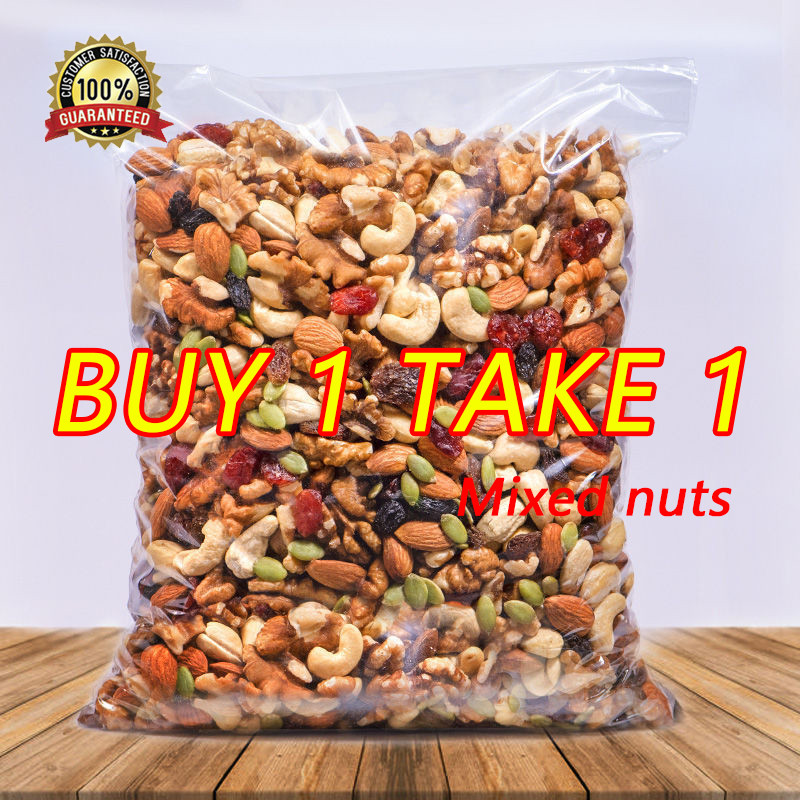 BUY 1 TAKE 1 500g mixed nuts fruit snacks assorted nuts dried fruits ...