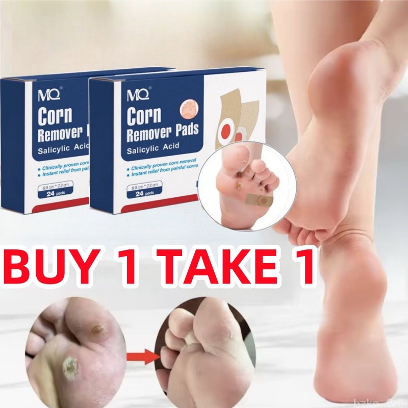 24PCS/Box Warts remover Foot Corn Remover Patch Pad To Remove Calluses ...