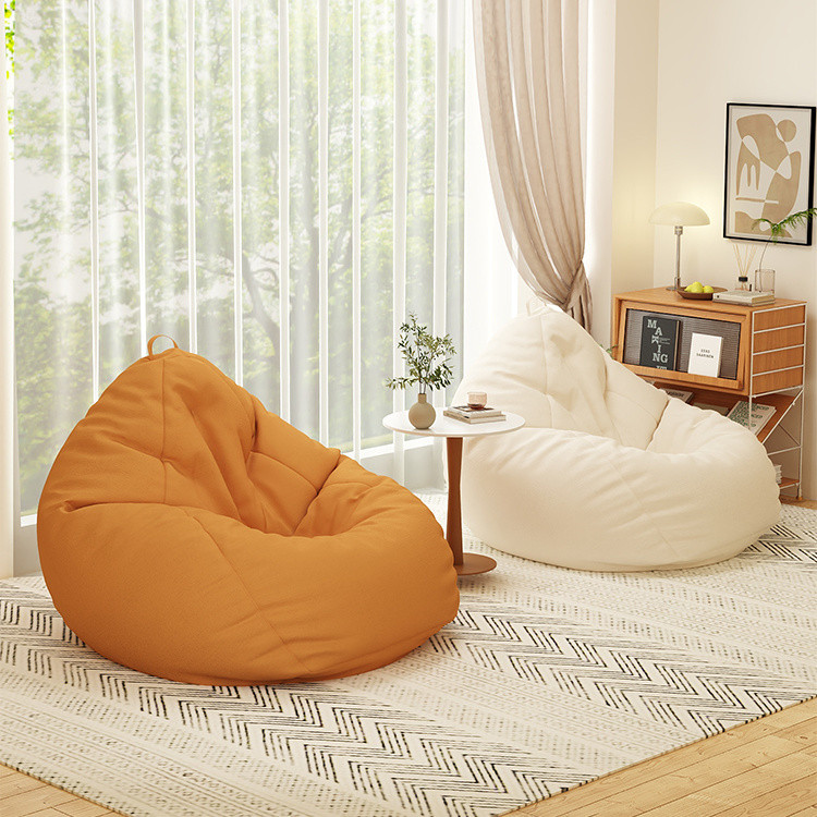 Lazy person sofa single reclining sleepable cushion bean bag bedroom ...