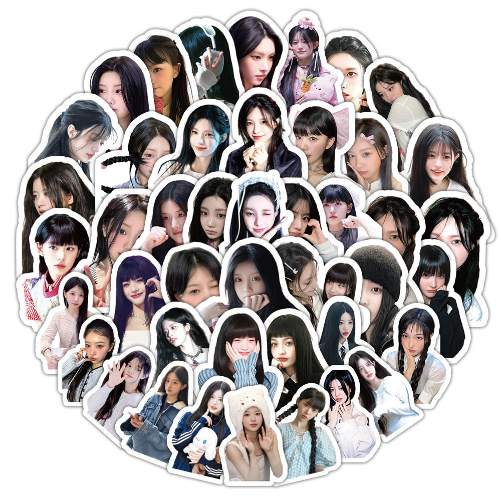 100-Piece ILLIT K-Pop Graffiti Sticker Pack | Official "Super Real Me ...