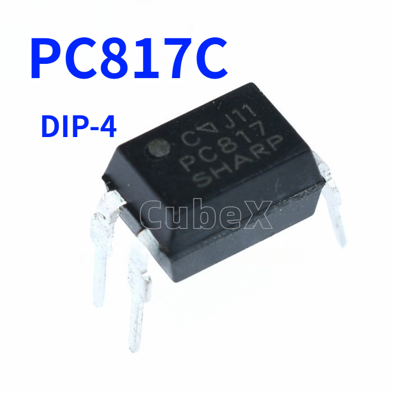50/20Pcs Original High-Speed Isolation PC817C Optocoupler DIP-4 Package High Voltage Isolation ...