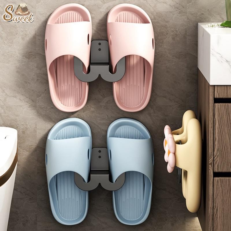 Sweethouse Bathroom Slipper Rack Slippers Hanging Shelf Storage ...