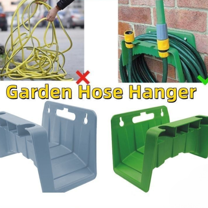 Garden Hose Hanger Wall Mounted Plastic Storage Rack For Watering Hose ...