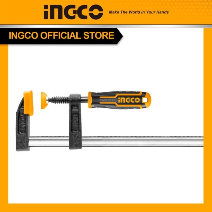 INGCO Wood Glass Clamp Vise F Clamp / Industrial F-Clamp HFC02 | Shopee ...