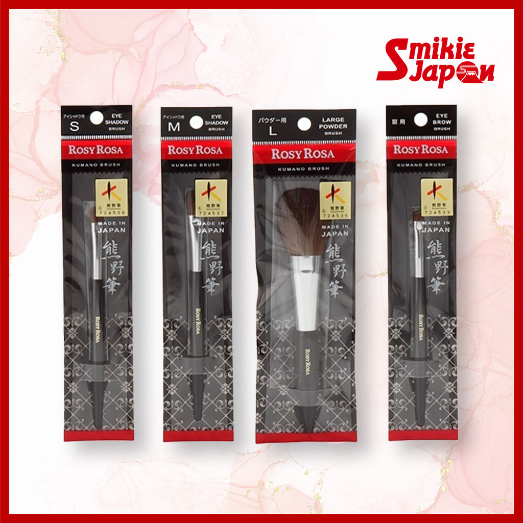 Rosy Rosa Kumano Brush Collection / Premium Natural Hair Brushes for ...