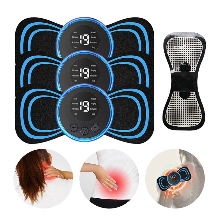 JBMBHC EMS Neck Massager Portable Mini EMS Body Relax Massager Electric ...