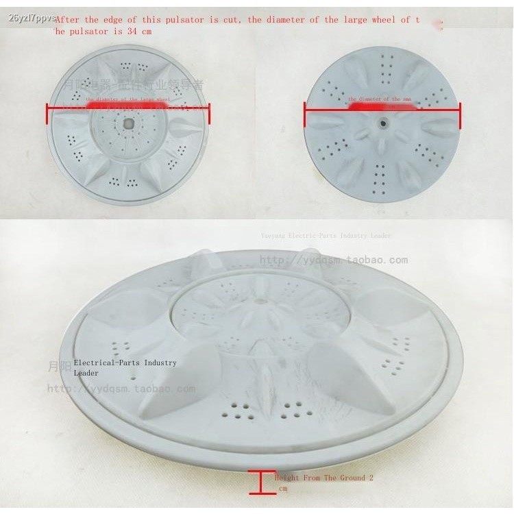 1 double-power automatic washing machine pulsator diameter 34/36 cm ...
