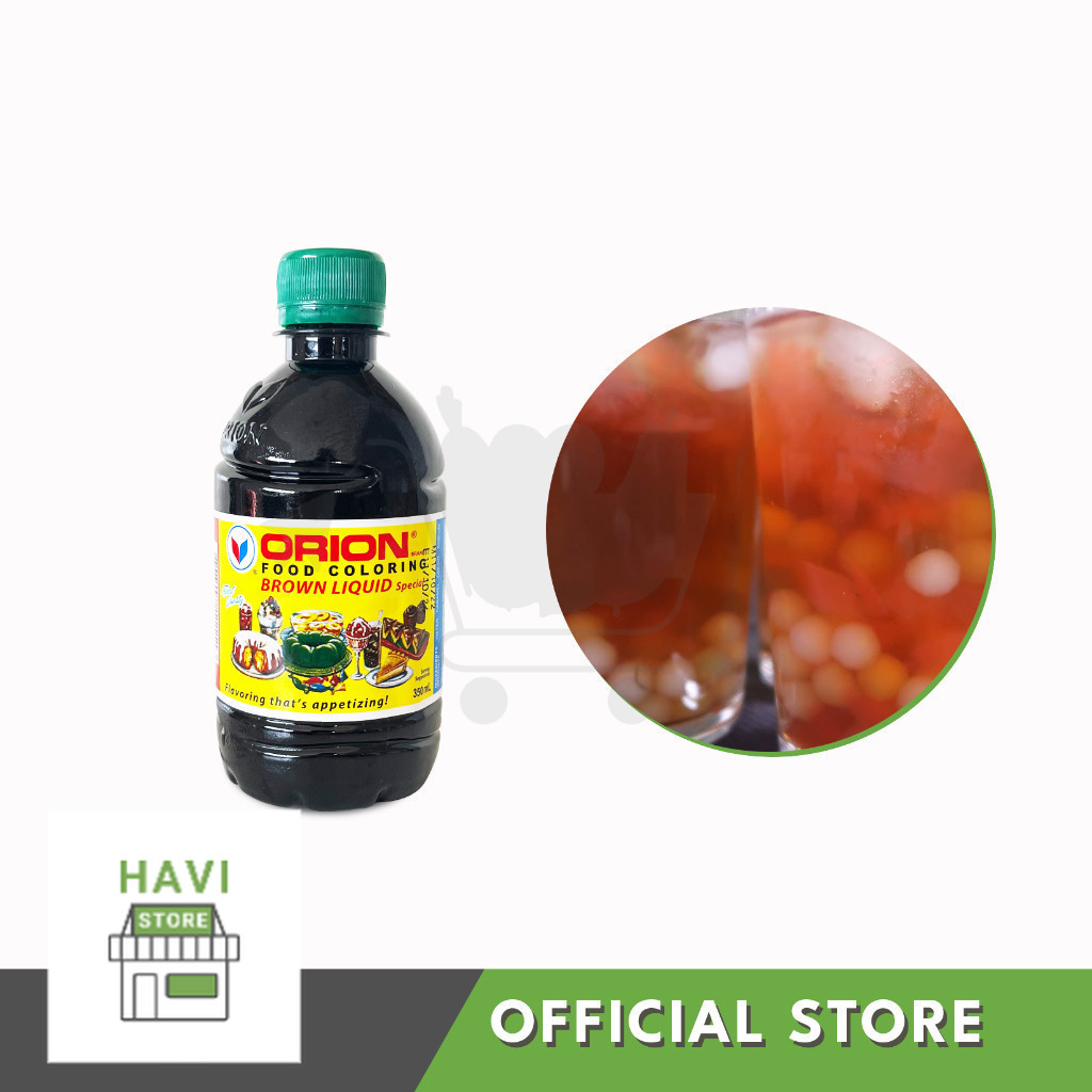 HAVI STORE Orion Brown Liquid Food Flavor Color 350ml | Shopee Philippines