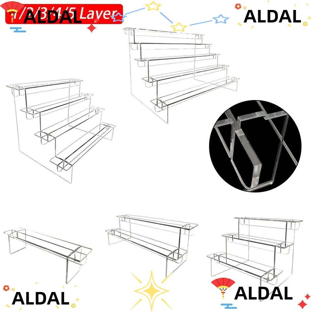 ALDAL 1Sets Storage Rack, Transparent Acrylic Ladder Display Stand ...