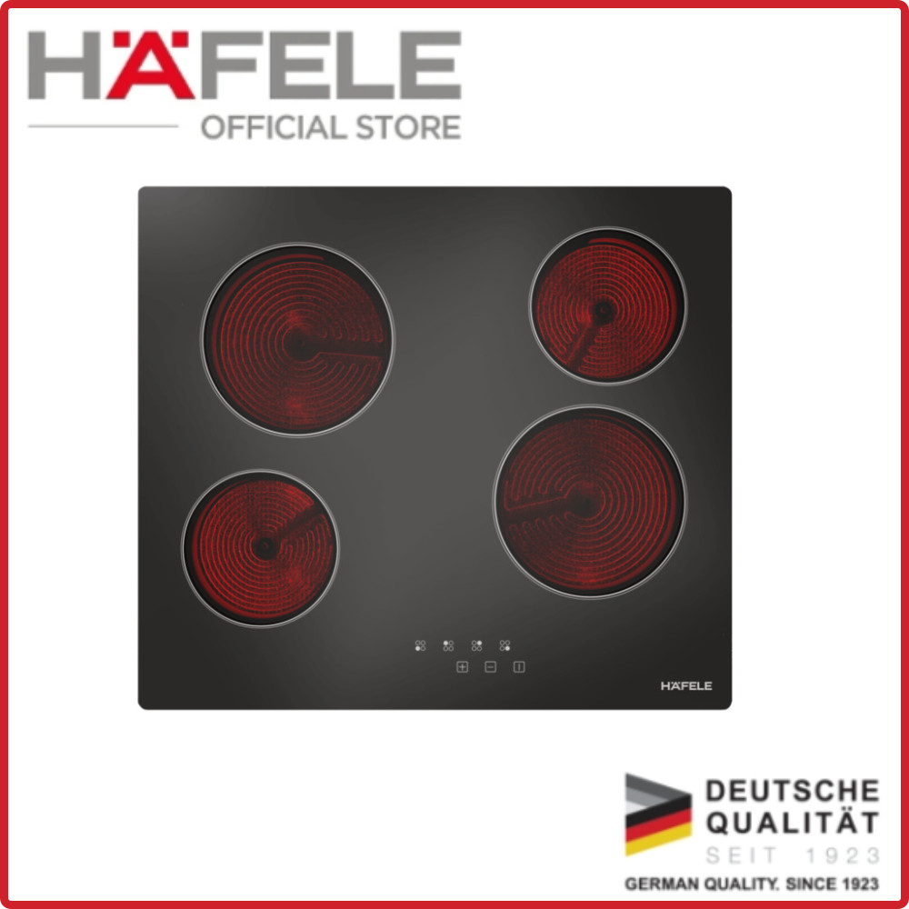 HAFELE Electric Hob 4 Zones Ceramic Glass Top with Touch Control ...