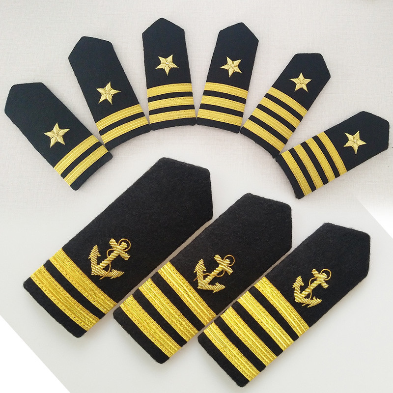 [Low Price Sale] Seaman Epaulets Air Pilot Epaulets Uniform Epaulets ...