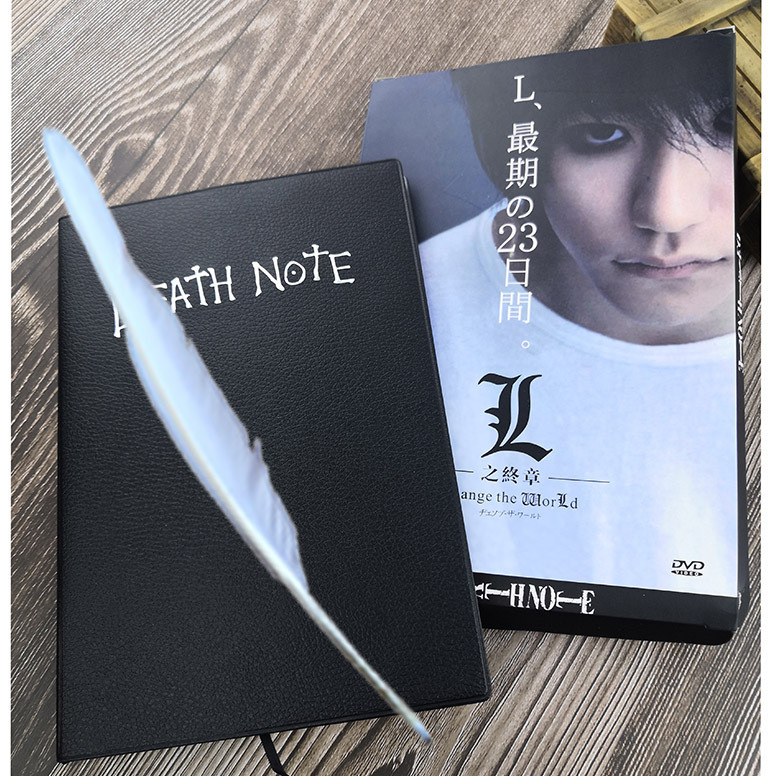 Death Note Notebook +Feather Pen Book Anime Diary Cartoon BookTheme ...
