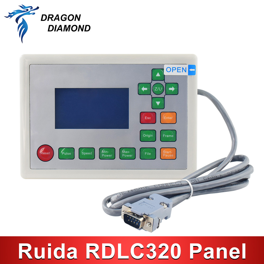DRAGON DIAMOND Ruida RDLC320-A Control Panel Ruida 320 Used For CO2 ...