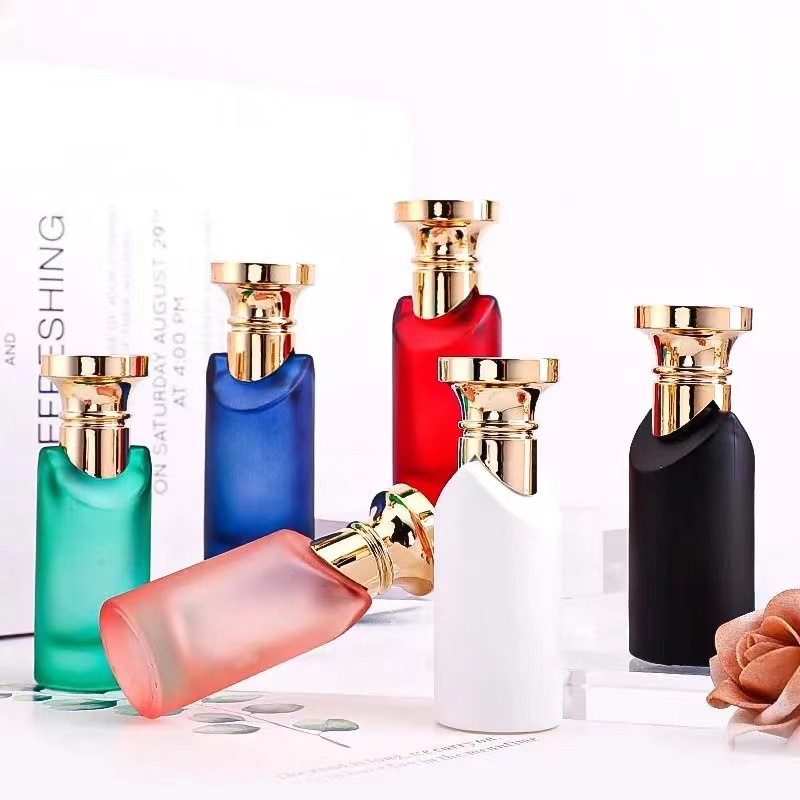 30ML Random Color Glass Perfume Spray Bottle Portable Empty Refillable ...