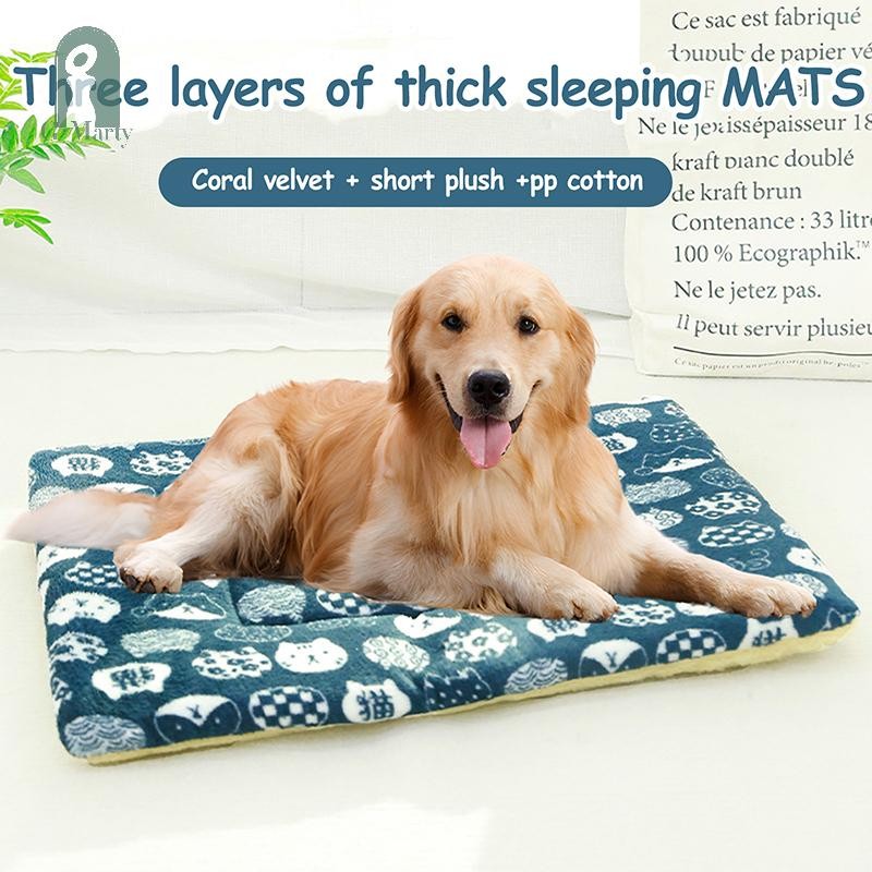 GMARTY Universal Thickened Pet Sleeping Mat Cat Bed Soft Pet Blanket ...