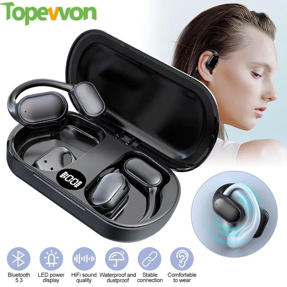 TWS Bluetooth Earphones Bone Conduction True Wireless Earbuds Ear Hook ...
