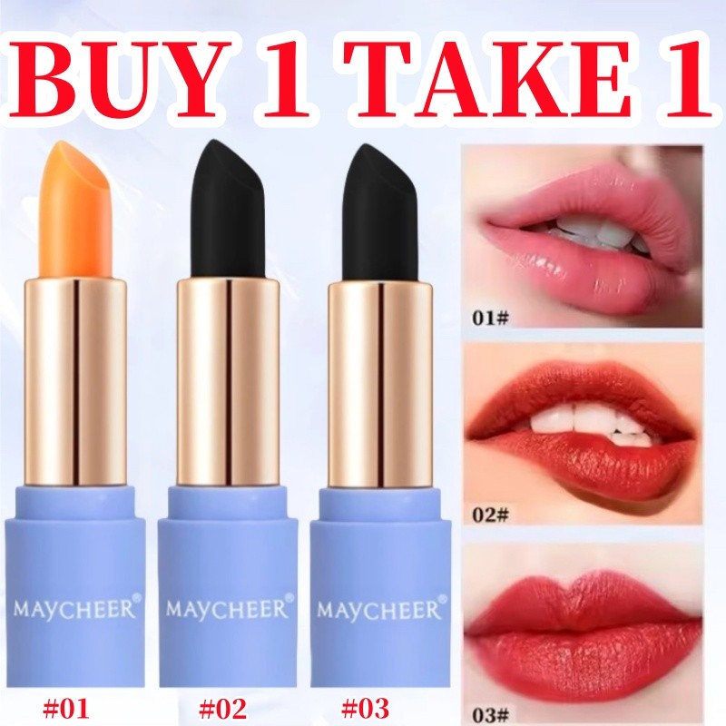 【BUY 1 TAKE 1】Magic Color Changing Lipstick Nourishing Lasting Lipstick ...