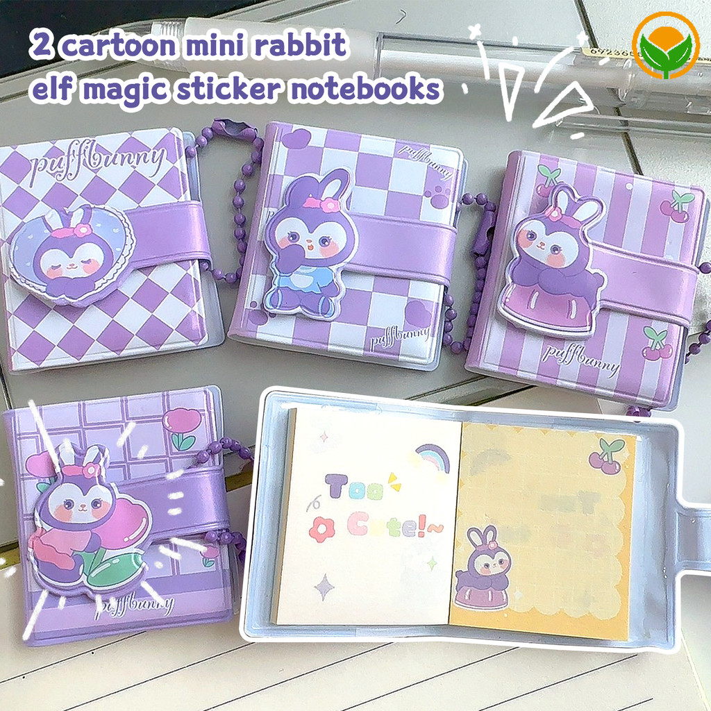Convenient School Learning Office Notebooks - Cartoon Velcro Cute Mini ...