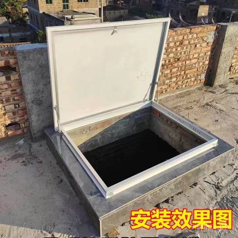Patio Rain Cap Attic Skylight Sky Manhole Cover Inspection Opening Roof ...