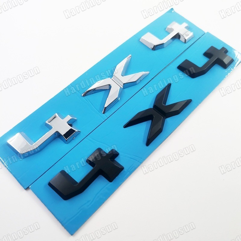 1 x ABS Chrome 4X4 4 X 4 Logo Letter Car Auto Rear Trunk Emblem Sticker ...