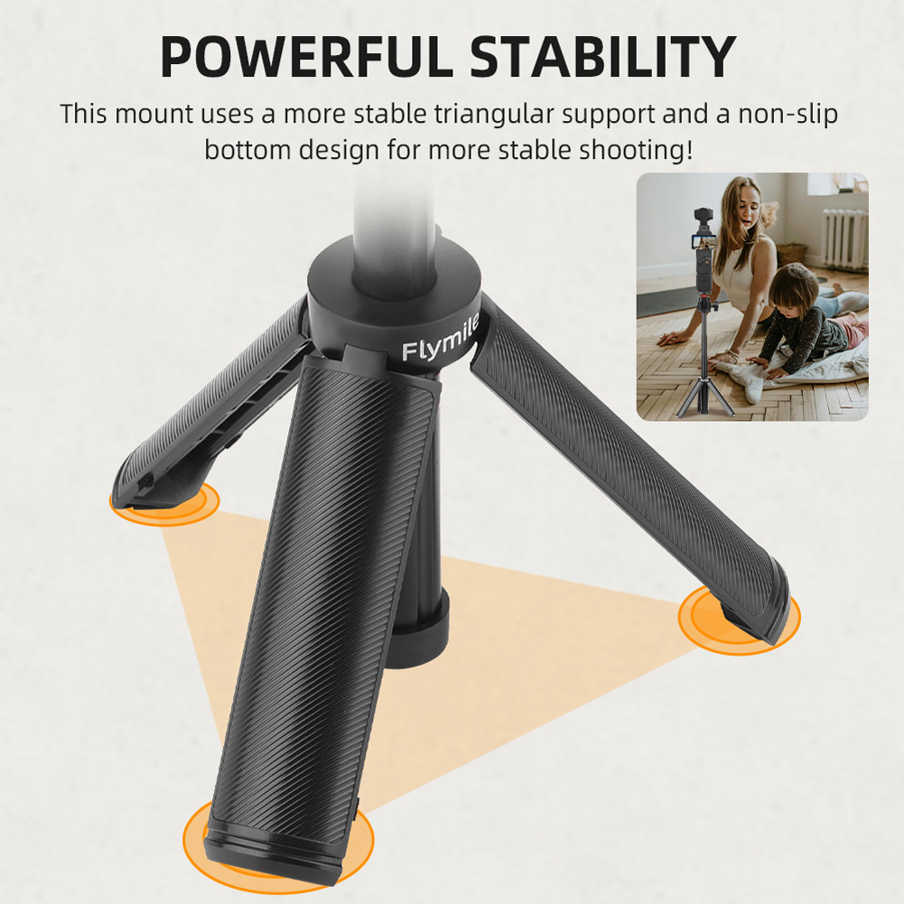 Selfie Stick Tripod Extension Rod Adjustable for DJI Osmo Action 5 Pro ...