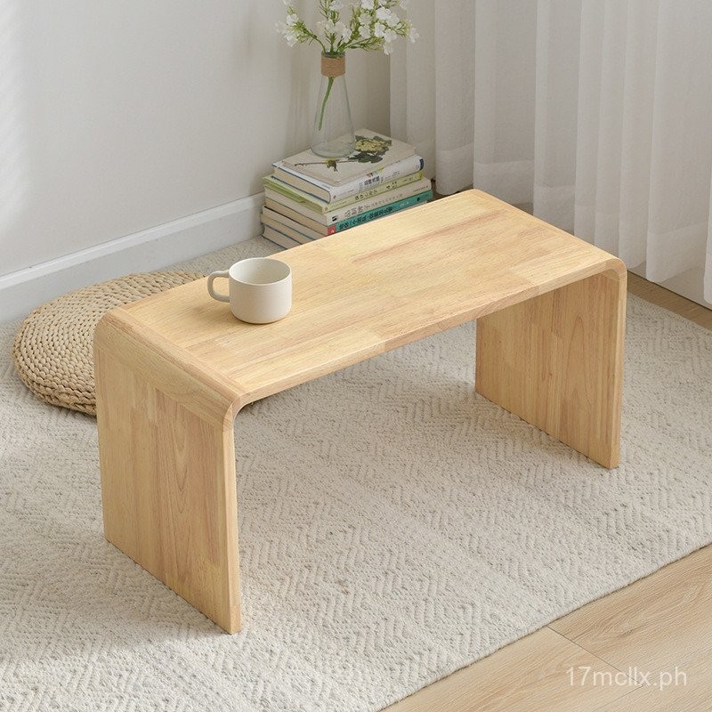 Wholesale Solid Wood Movable Balcony Bed Coffee Table Sofa Side Table c Type u Shape Side Table ...