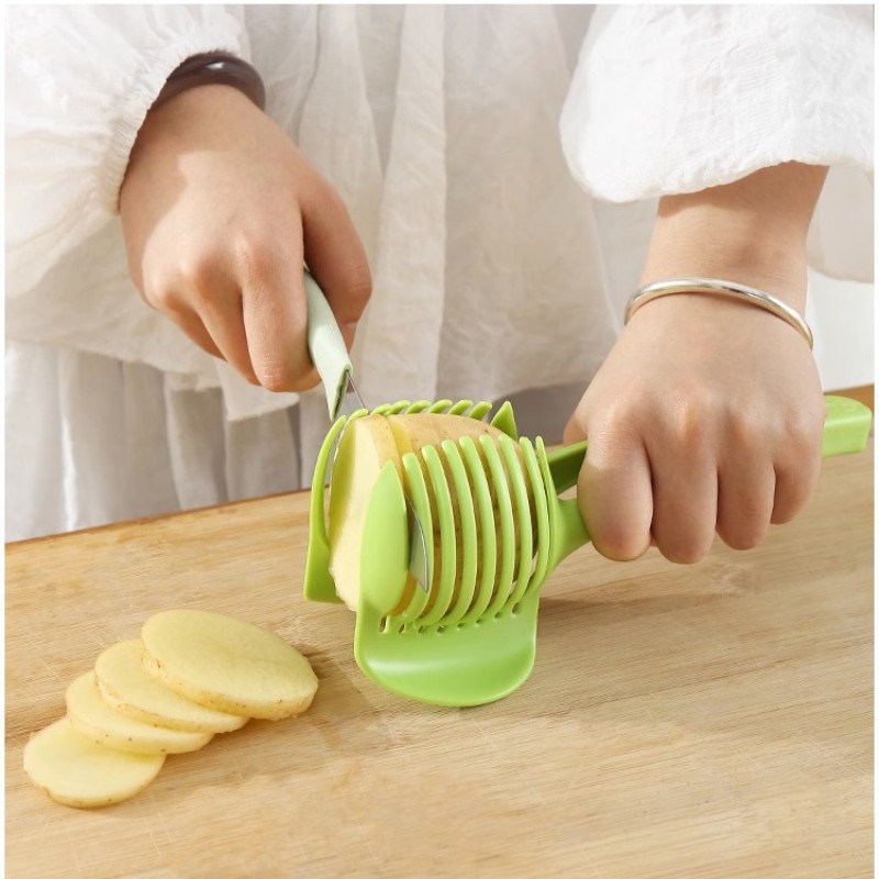 1Pc Lemon Tomato Slicer Multifunctional Fruit Slicer with Handle Tomato ...