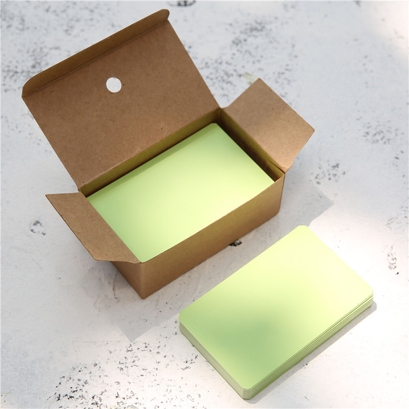 Boyfriend Voucher Blank Card diy Graffiti Small Card Kraft Paper Love ...