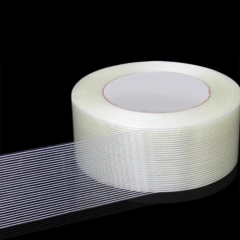 50M Striped Fiber Tape Lithium Battery Pack Insulation Wrap Fiberglass ...