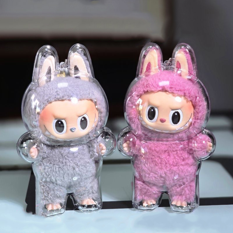 Labubu Case Labubu V1 V2 Protective Case Transparent Labubu Storage Bag ...