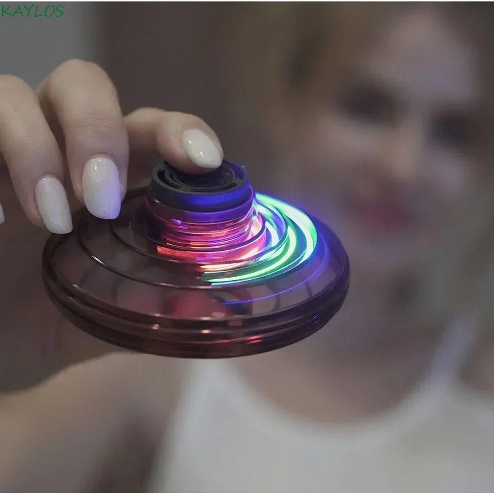 KAYLOS Flying Fingertip Gyroscope, LED Light Swing Helicopter Hand ...