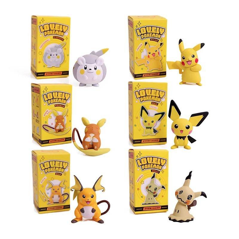 Genuine Original Box Pokemon Kawaii Pikachu Raichu Mimikyu Togedemaru ...