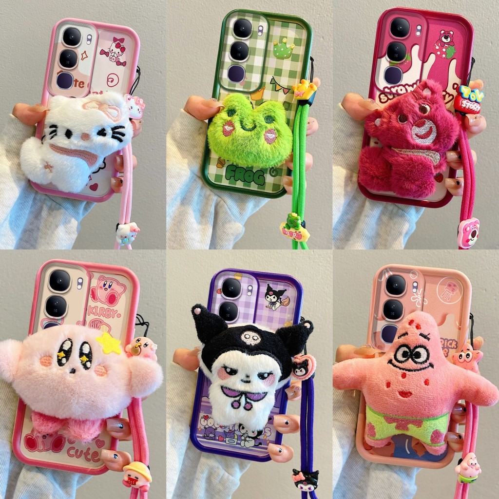 VIVO Y19s Pink KT Cat/Fart Strawberry Bear/Cheese Pie Superstar/Kuromi ...