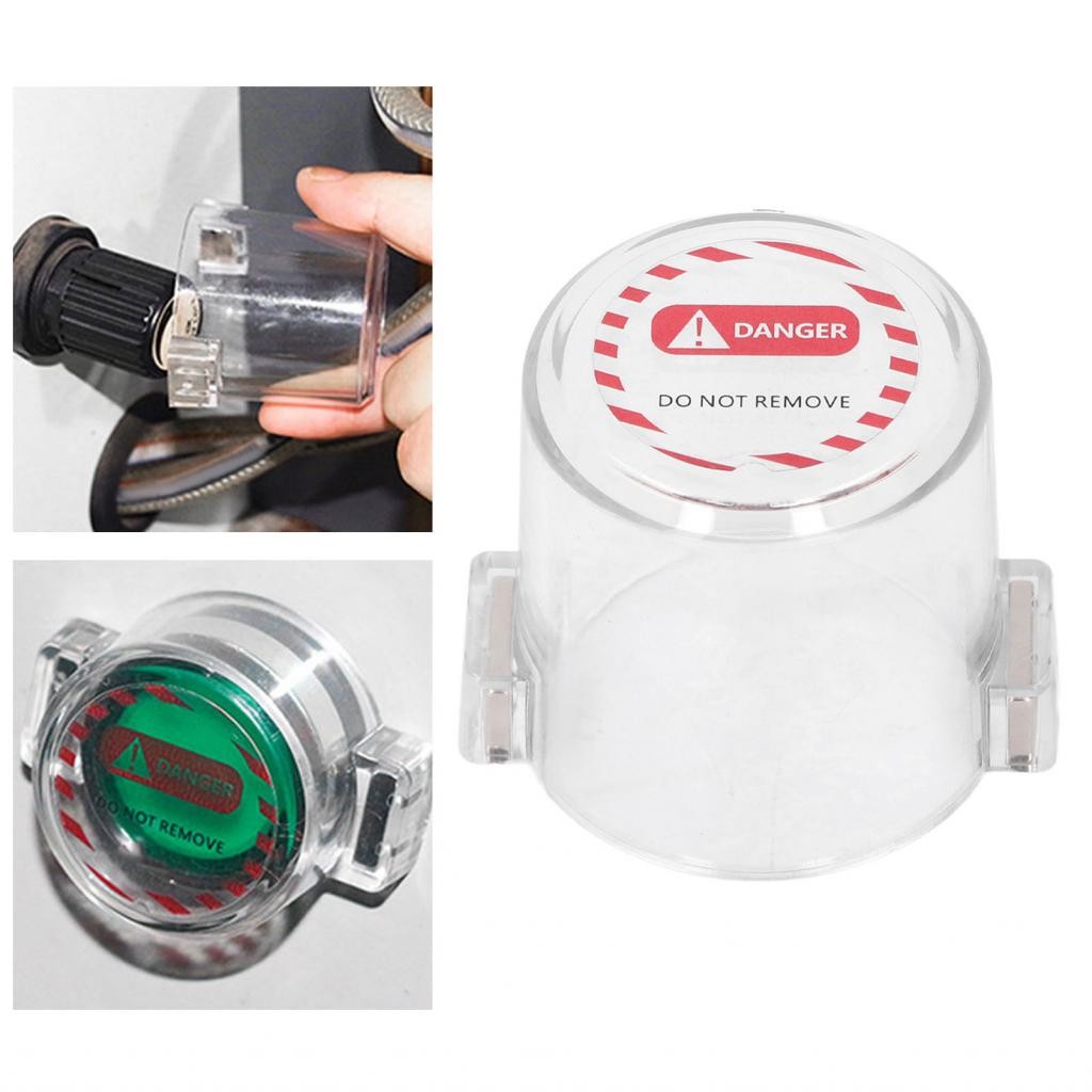 Iuxishop Emergency Stop Button Cover Round High Strength Magnetic Push ...