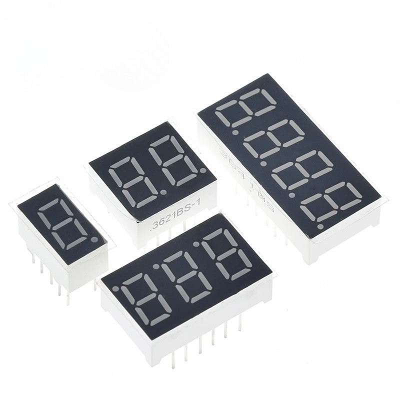 10PCS 0.36 inch LED display 7 Segment 1 Bit/2 Bit/3 Bit/4 Bit Digit ...