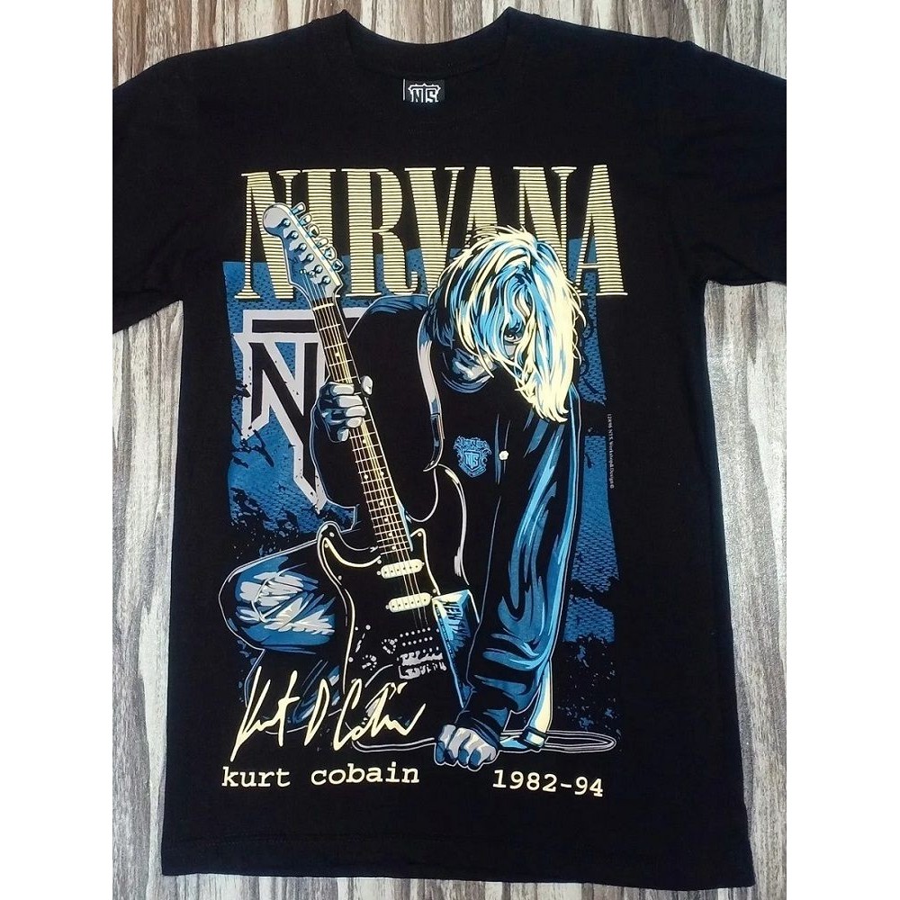NTS96 NIRVANA KURT COBAIN ROCK BAND VINTAGE SIGNATURE COVER EDITION ...