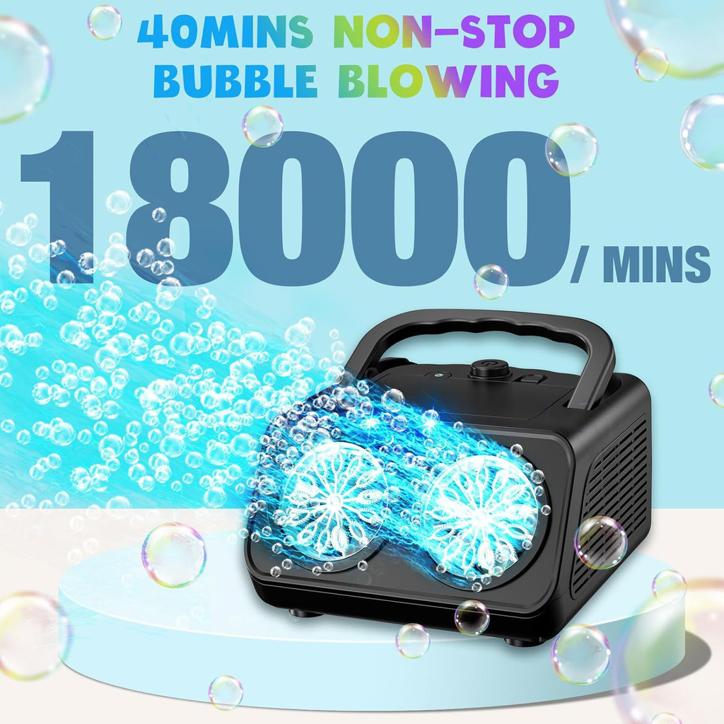 Automatic Bubble Portable Bubble Machine Battery Bubble Makers for ...