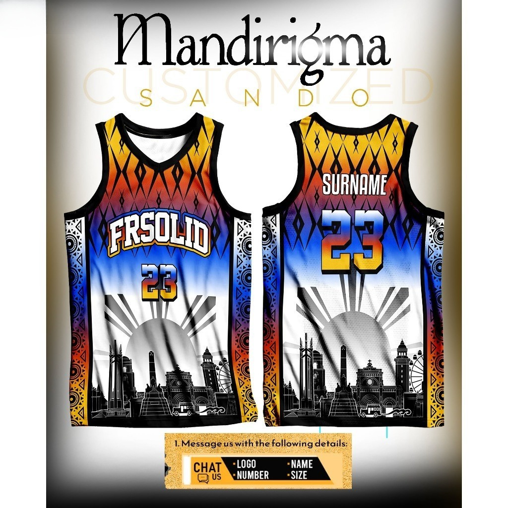 Free customized name and number MANDIRIGMA FR CONCEPT Basketball sando ...