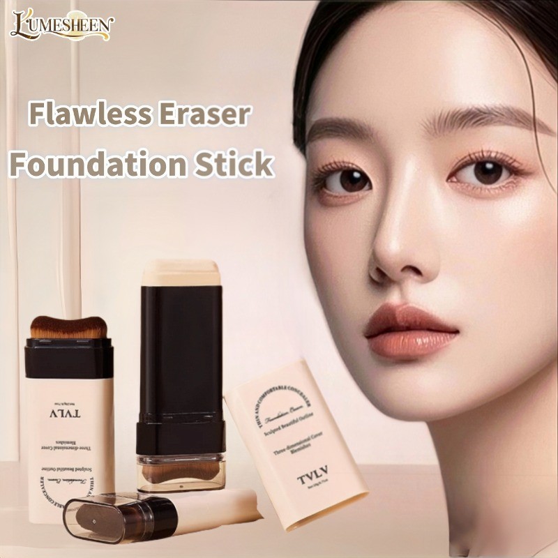 Dual-ended Eraser Foundation Stick 5 Colors Concealer Moisturizing Long ...
