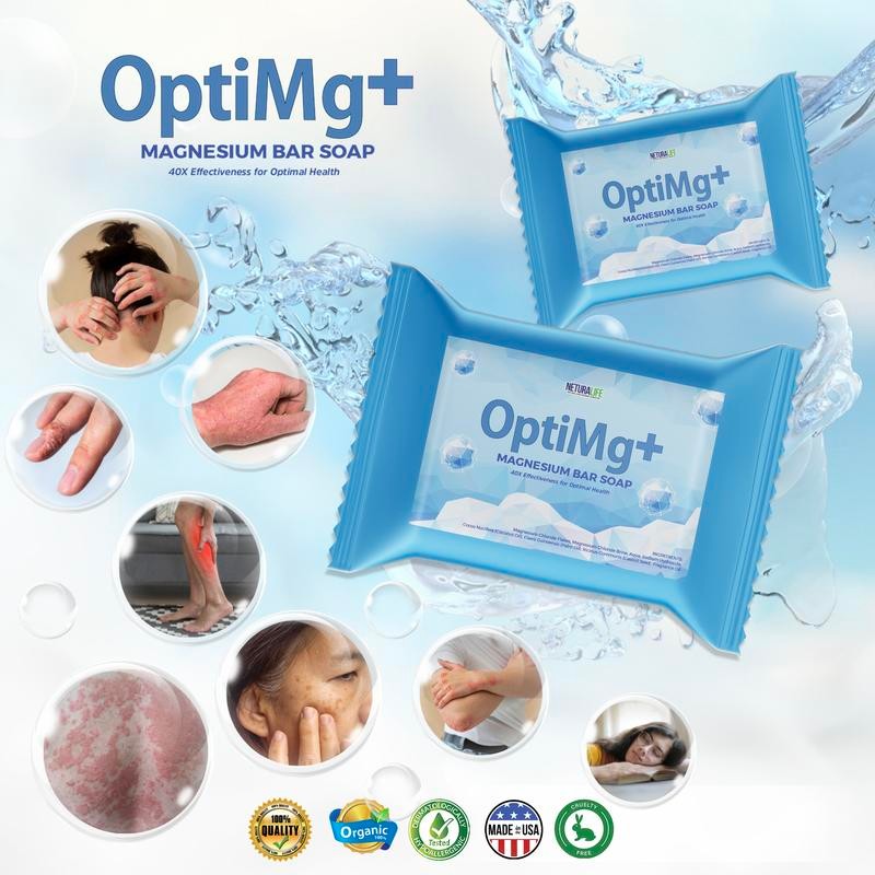 OptiMg+ Magnesium Bar Soap (100g) - Skin Disease, Kati-kati, Psoriasis ...