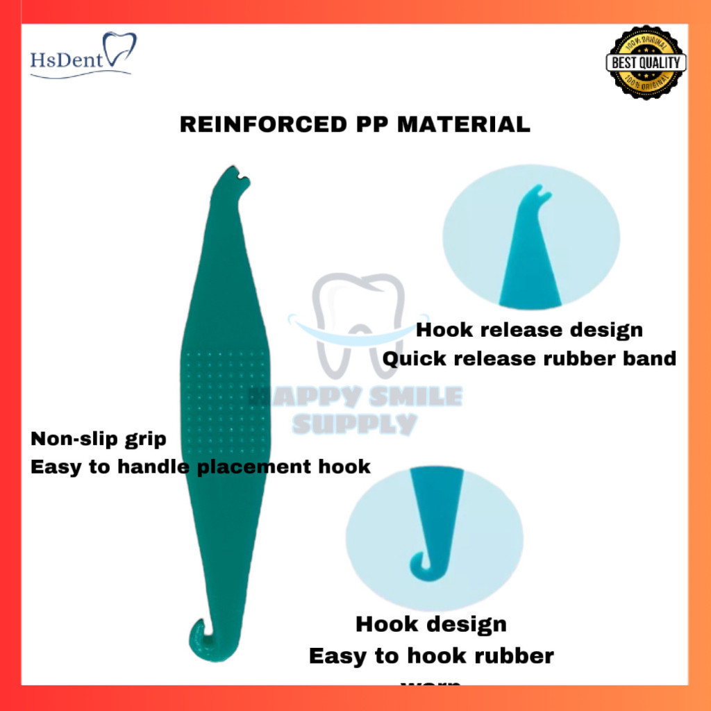 HSDENT Elastic Placer for Elastic Rubber Band Braces Rubber (Random ...