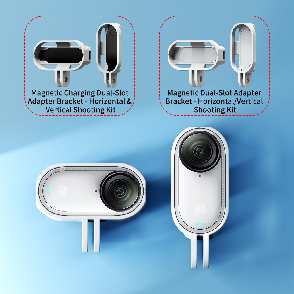 Magnetic For Insta360 GO 3/GO 3S Action camera USB-C interface 2 Clips ...