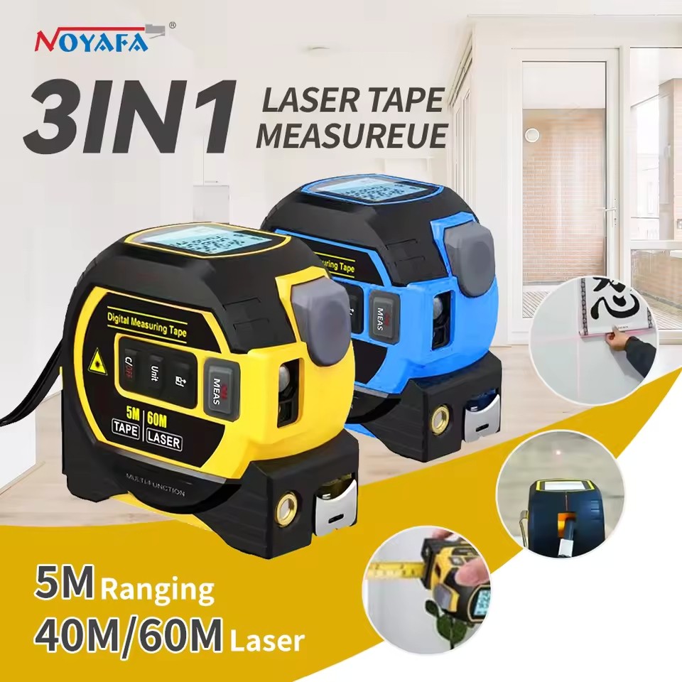 Laser Tape Measure 3In1 Digital Tape Measure 40/60M High Infrared ...