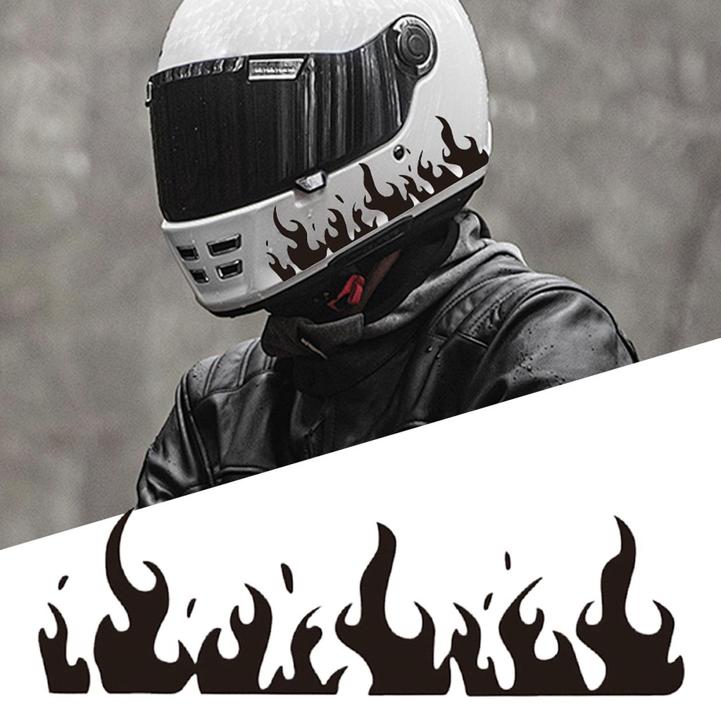 Flame Stickers Car Flame Waterproof Sticker Decorative Non-Fading ...
