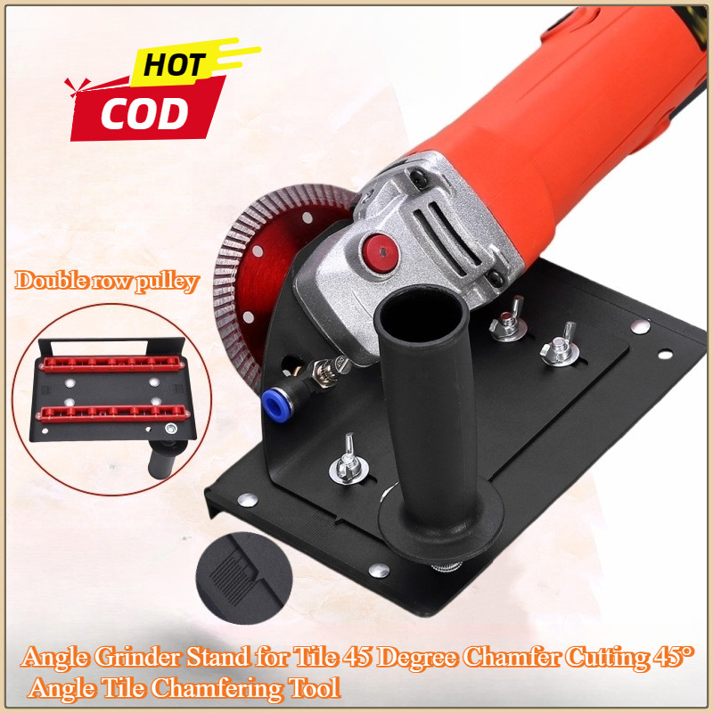 [Fast Deliver] Angle Grinder Stand for Tile 45 Degree Chamfer Cutting ...