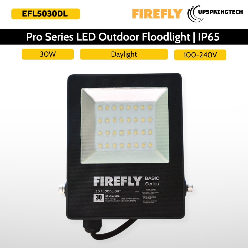 Firefly Pro Floodlight 30W Outdoor Basic Series Daylight FIREFLY EFL5030DL | Shopee Philippines